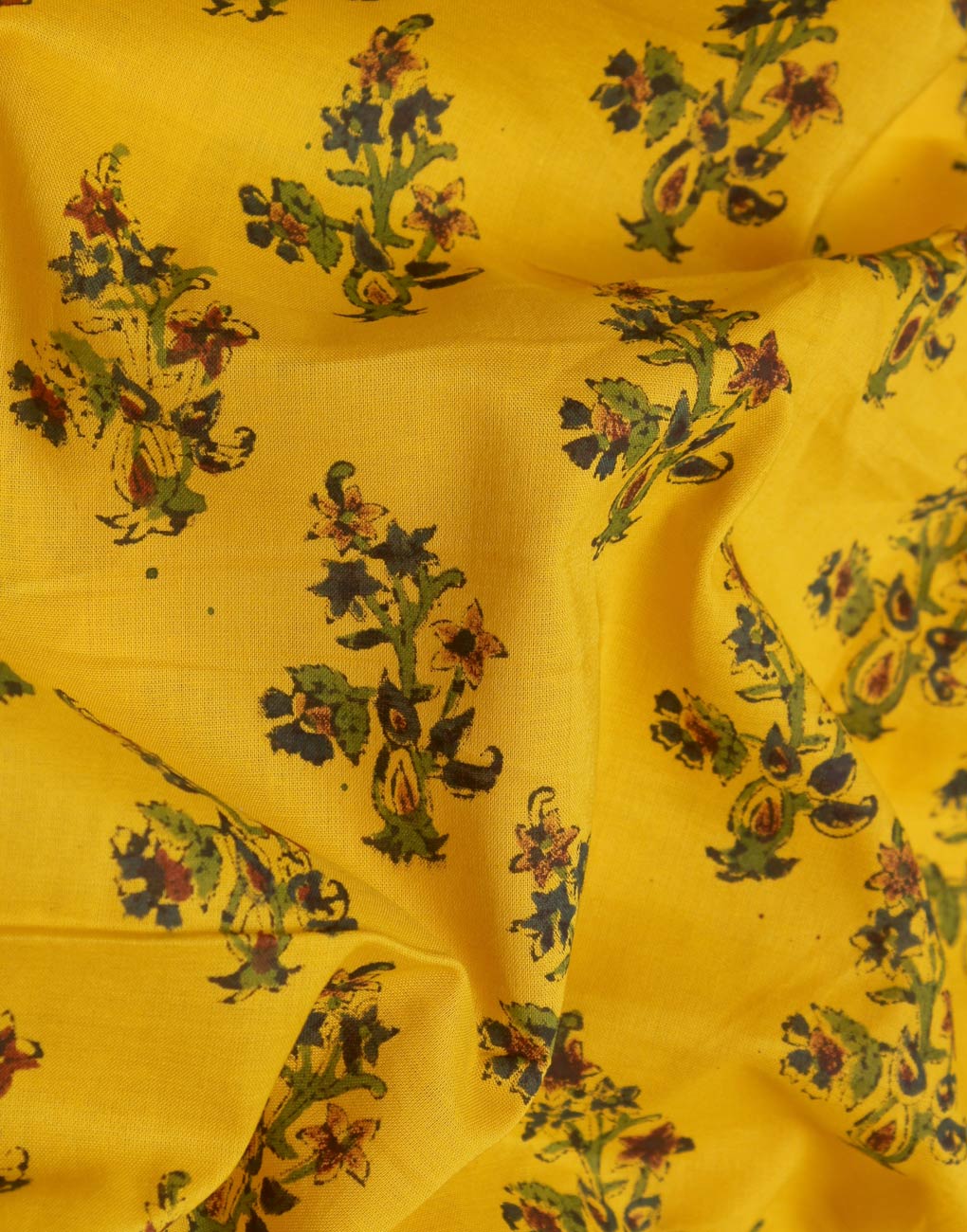 Buy Rajasthani Hand Block Printed Fabric | Festive Block Print Cloth