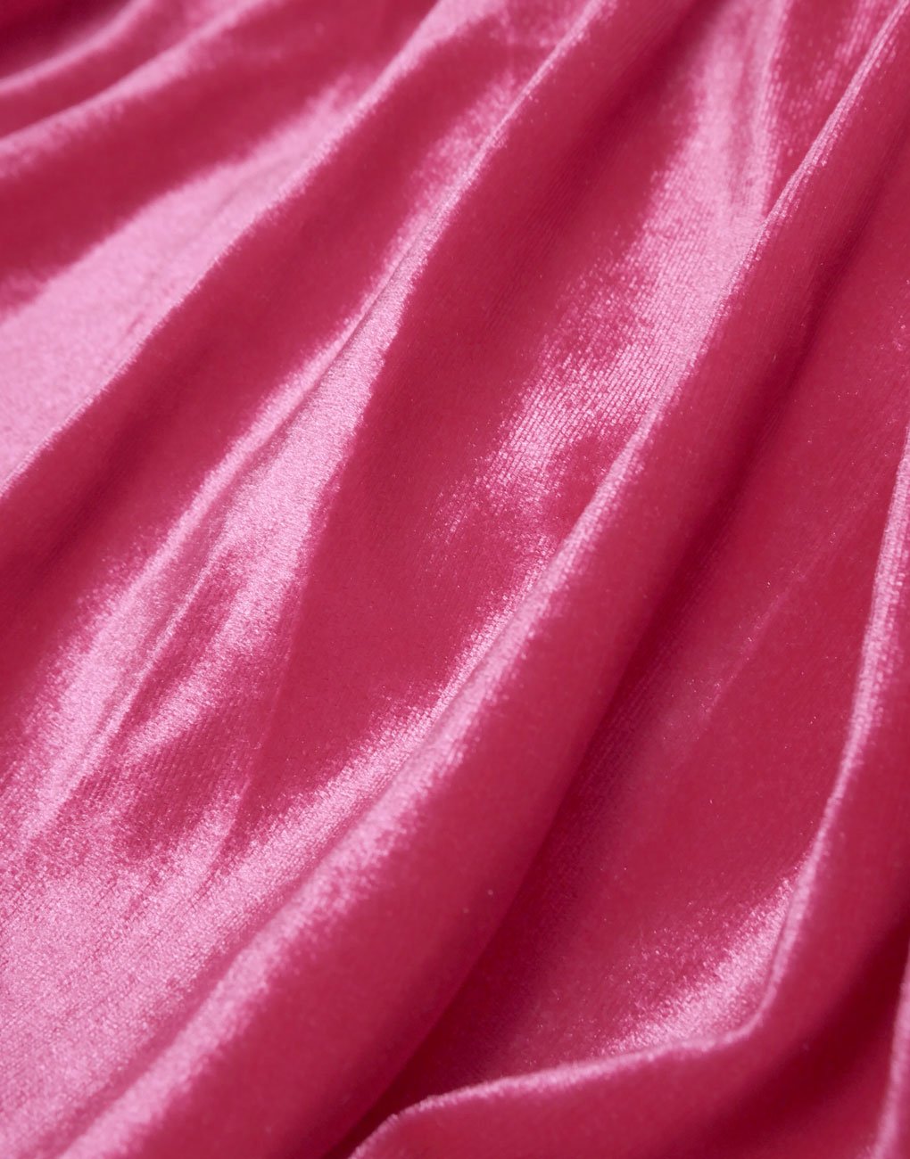 Pink Color Plain Poly Velour Dress Material Fabric - Charu Creation