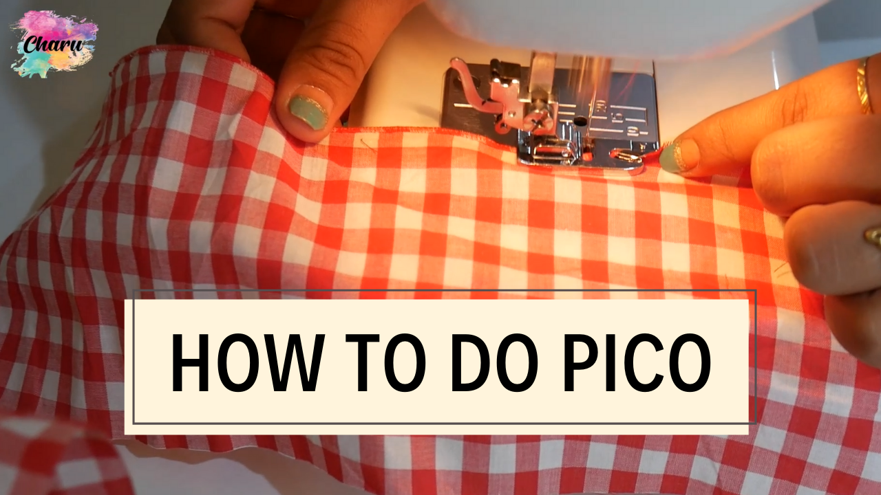 How To Do Pico With Usha Dream Stitch Machine | - Charu Creation