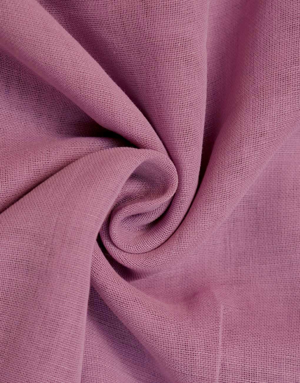 Pink Color Plain Cotton Voile Dress Material Fabric - Charu Creation