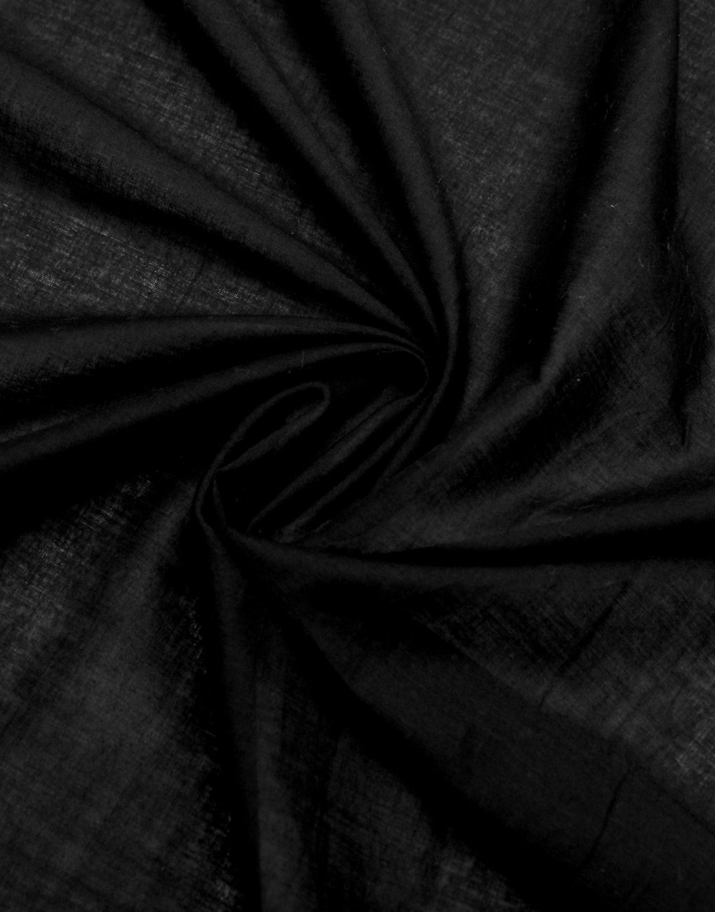 Black Color Plain Cotton Cambric Dress Material Fabric - Charu Creation