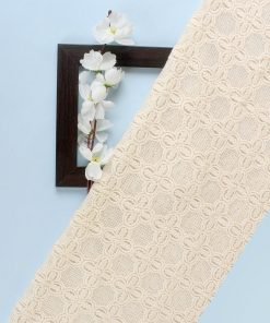 Embroidered Net Fabric | Charu Creation