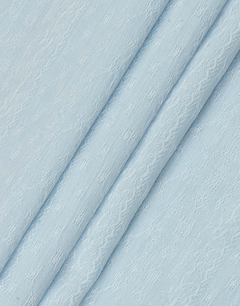 Sky Blue color Cotton chambray Jacquard fabric for Women's Suit - Charu ...