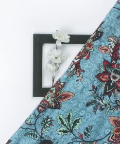 Buy Multicolor Denim Fabric | Printed Denim Running Material