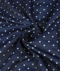 Buy Multicolor Denim Fabric | Printed Denim Running Material